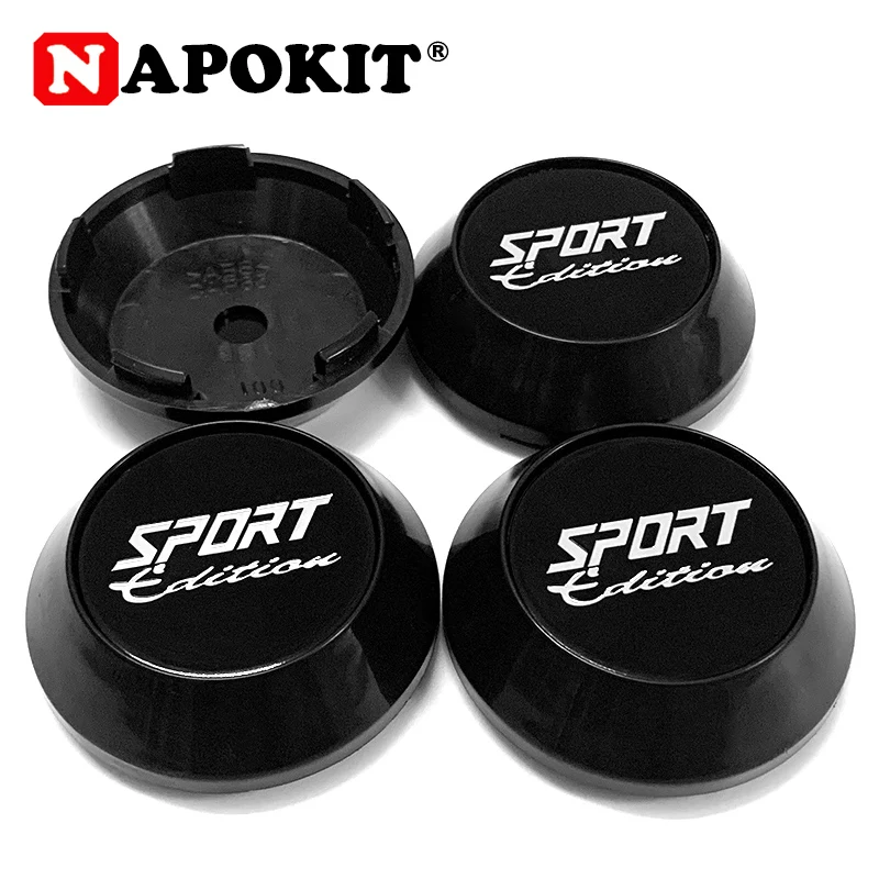 4pcs 65mm Sport Rim Cap Sportrim Logo Car Wheel Center Hub Cap For Work ...