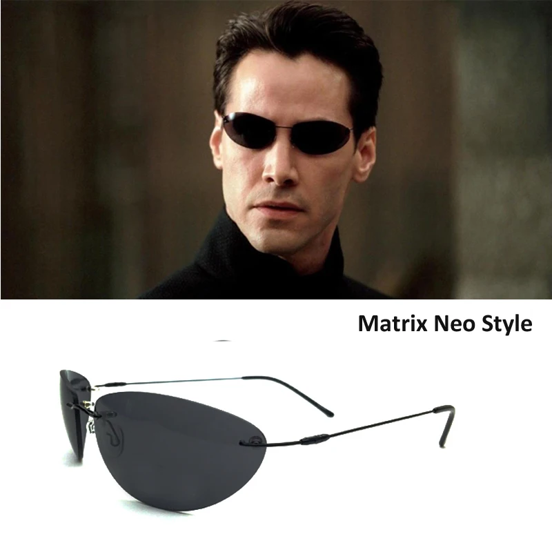 2021 100% Titanium Matrix Neo Style Polarized Sunglasses Ultralight ...