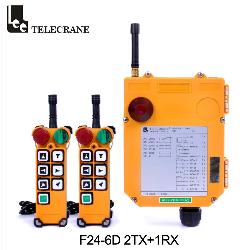 Telecrane F24-6d Multiple Tandem Operation 6 Dual Speed 2TX ...