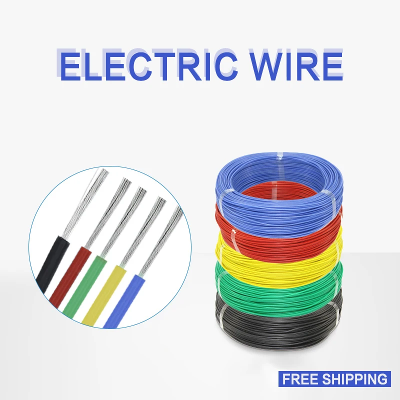 18AWG 20AWG 22AWG 24AWG 26AWG 28AWG 30AWG Connector Heat-resistant Cable Wiring Soft Silicone Wire