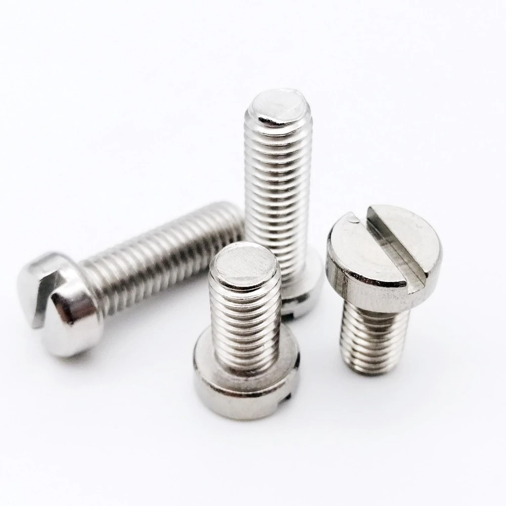 10/50pcs M1.6 M2 M2.5 M3 M4 M5 M6 A2 70 stainless steel 304 DIN84 GB65 Slotted Cap Head Slot ...