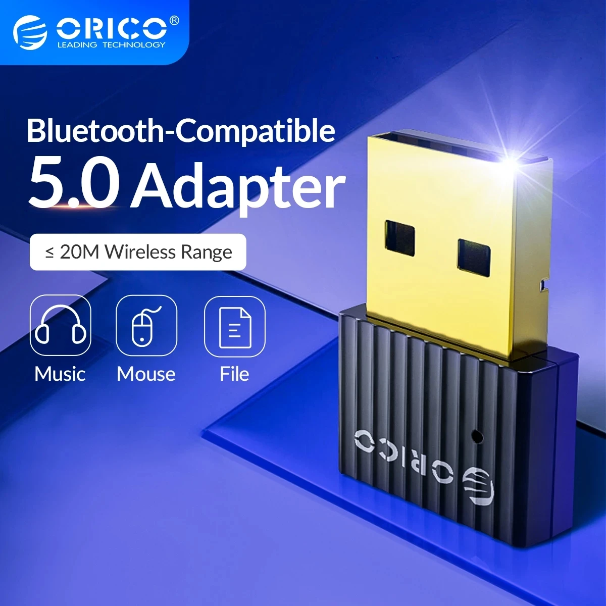 Orico-mini-sem-fio-usb-5-0-bluetooth-compat-vel-dongle-5-0-adaptador-m ...