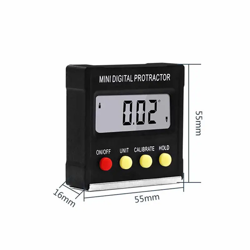 Professional Mini Digital Protractor Level Inclinometer Angle Gauge ...