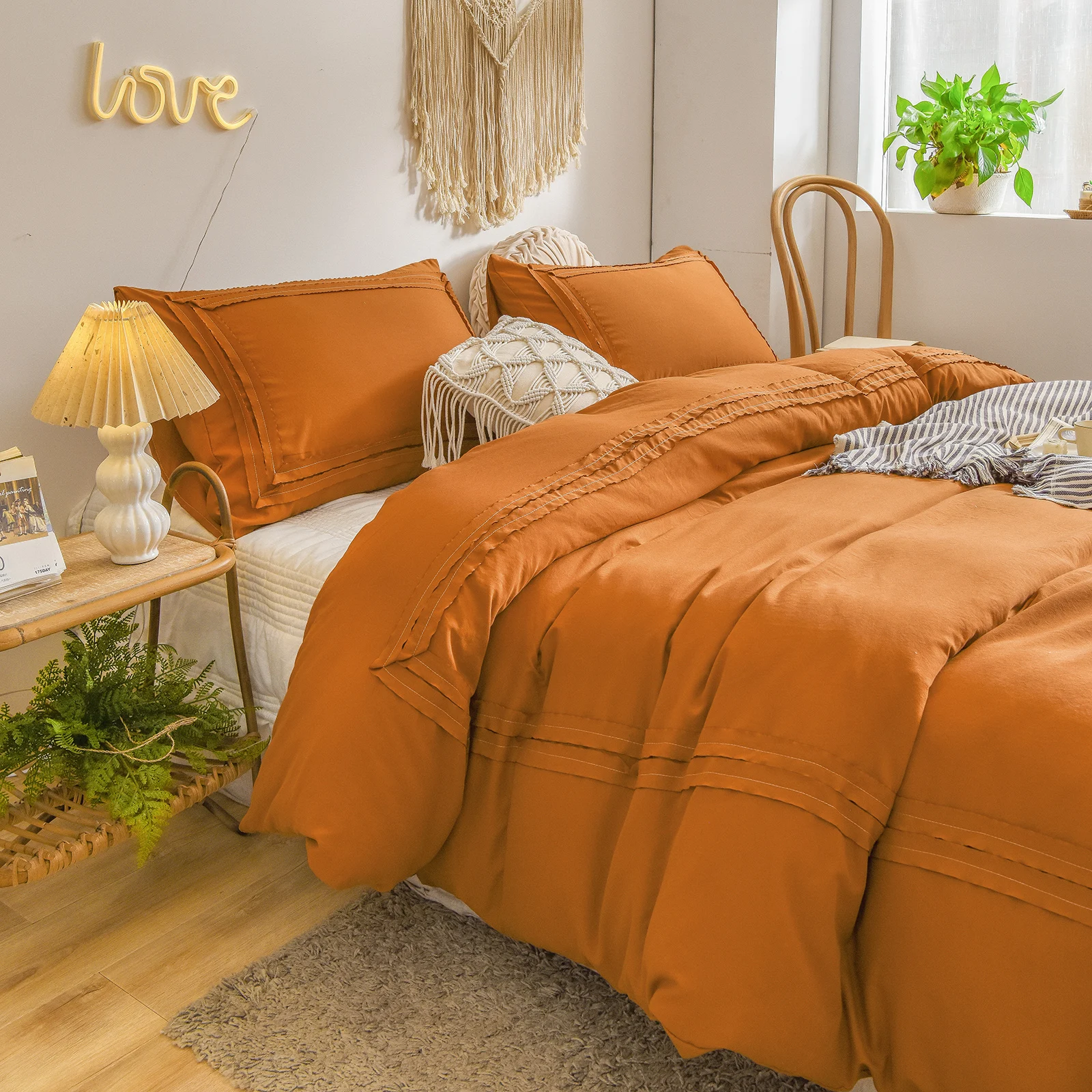 Burnt Orange Comforter Set