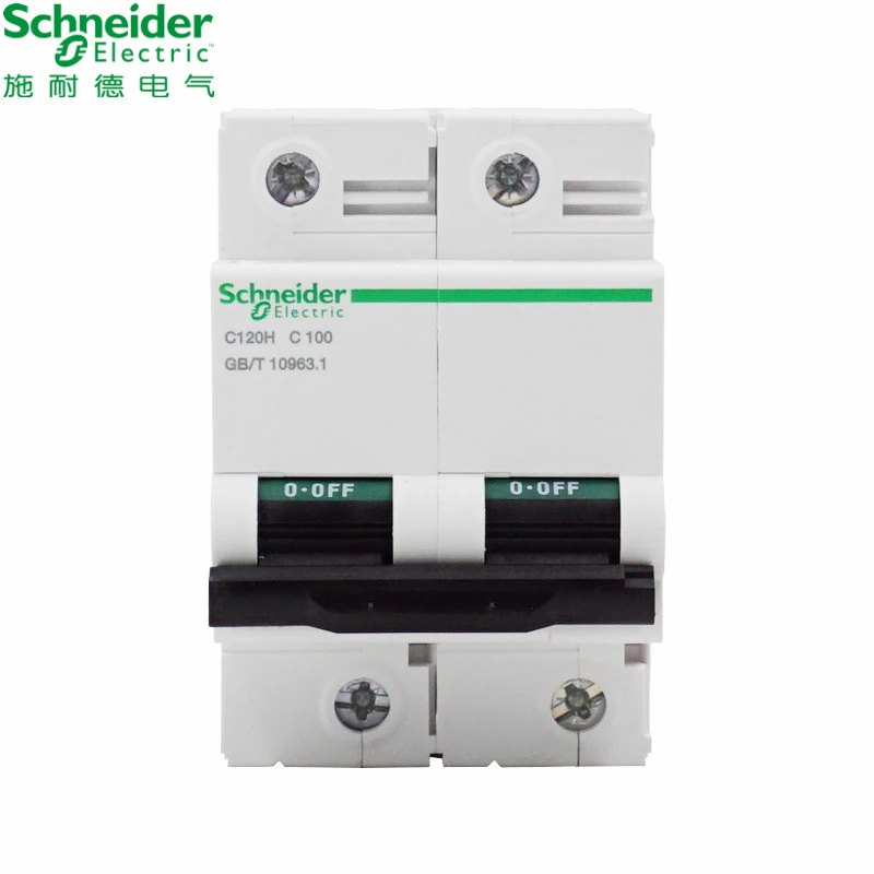 Schneider Electric High Power Circuit Breaker C120h 2p C Type 63a 80a ...