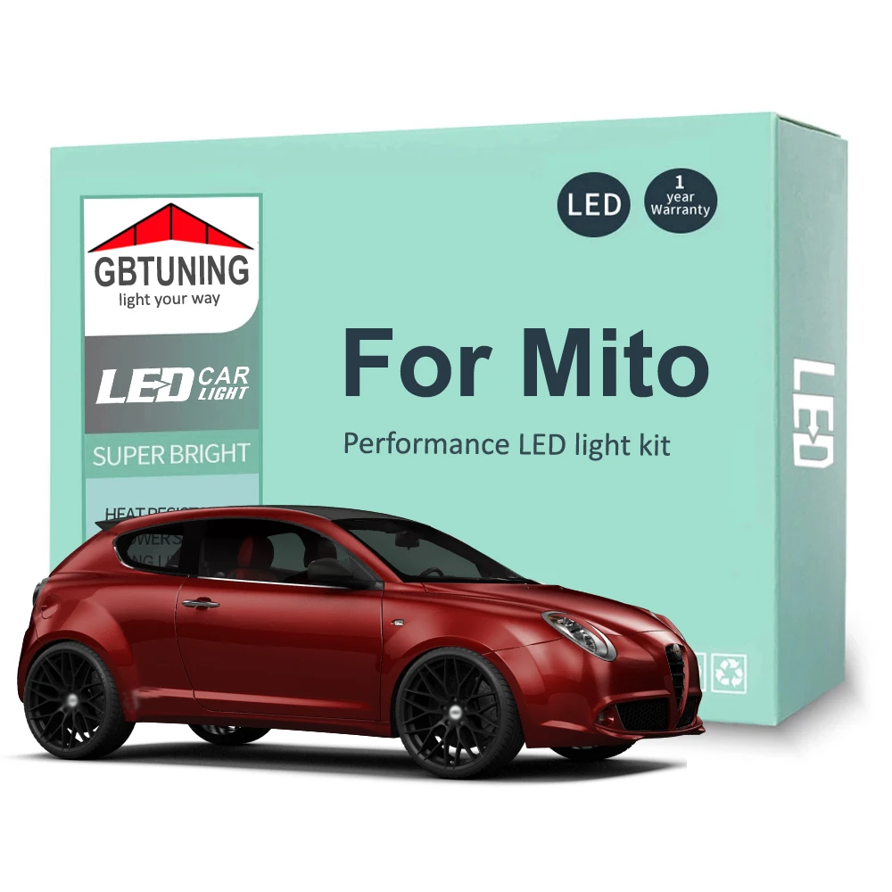 11Pcs LED Interior Light Bulb Kit For Alfa Romeo Mito 955 2008-2015 ...