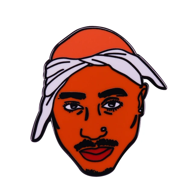 Tupac Bandana Drawing