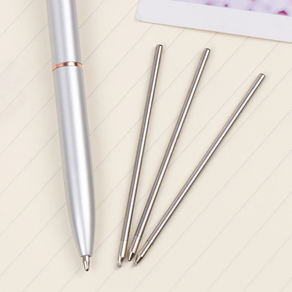New-5PCS-Crystal-Diamond-Head-Refill-Ballpoint-Pen-Refill-68MM-Neutral ...