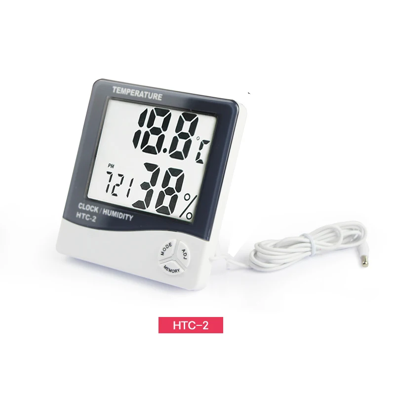 Weather-Station-HTC-1-HTC-2-Electronic-Thermometer-Hygrometer-Digital ...