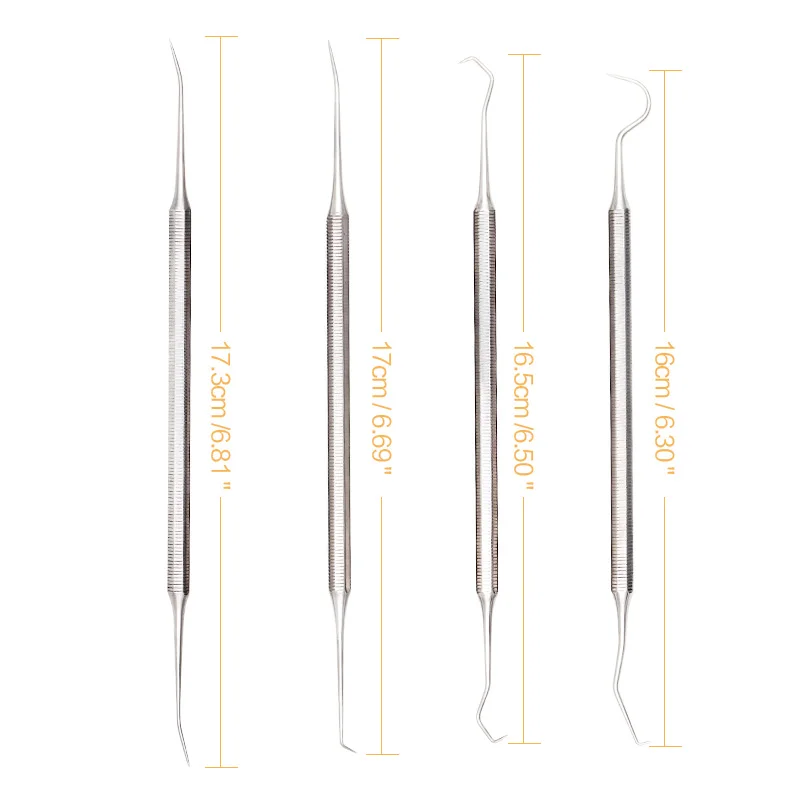 1pc-Dental-Stainless-Steel-Periodontal-Probe-Double-Hook-Dental-Explore ...