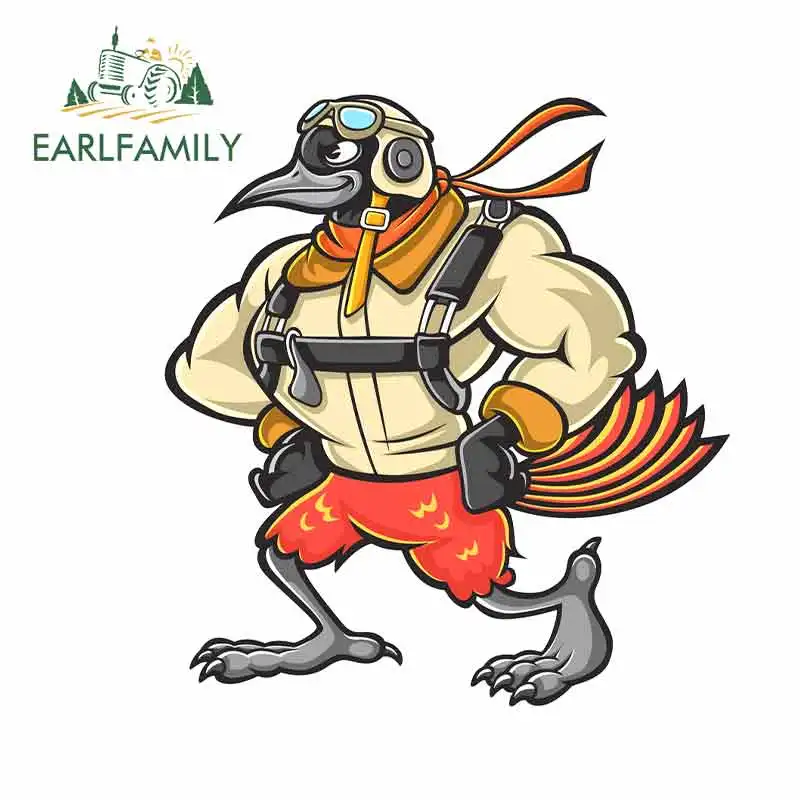 EARLFAMILY-13cm-x-12cm-For-Bird-Gallant-Aviator-Refrigerator-Fine-Decal ...