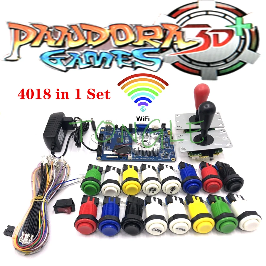 Pandora Box 3D 4018/2448 jeux d'arcade-en-1, Kit pour Machine d'arcade ...