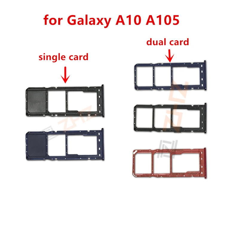 for Samsung a10 a105 Card Tray Holder SIM Card Micro SD Card Slot ...