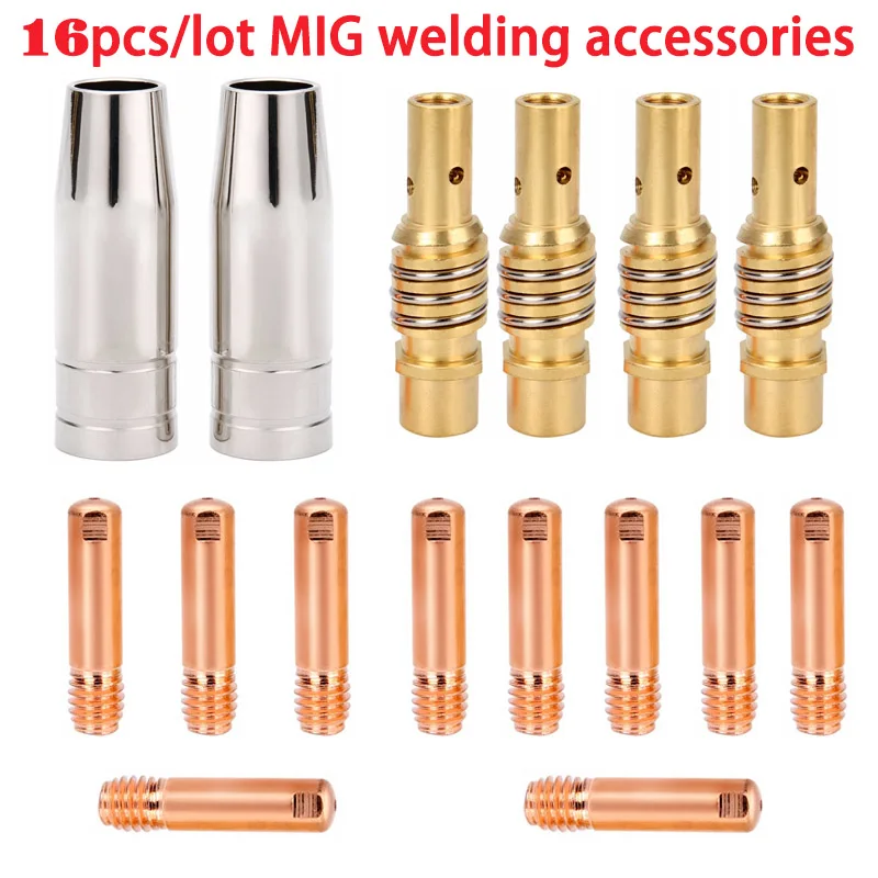 16pcs-lot-Mig-Welding-Nozzle-Co2-welding-Torch-Consumables-Tip-Holder ...