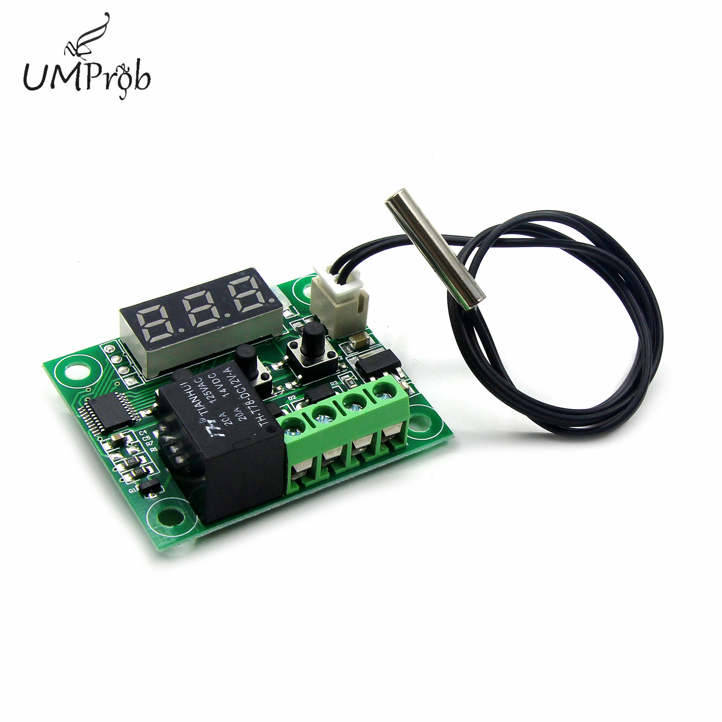 Dc 12v W1209 Led Digital Thermostat Temperature Control Thermometer ...