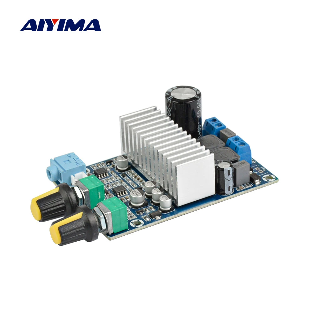 AIYIMA Amplifiers Audio Board 100W DC12 24V TPA3116 Subwoofer Amplifier ...
