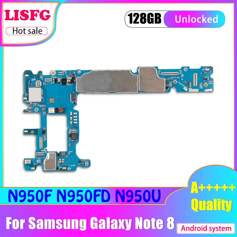 삼성 갤럭시 노트 8 N950F N950U N950FD 마더보드 SM N950F, 메인 로직 보드, 안드로이드 OS, 64GB ...