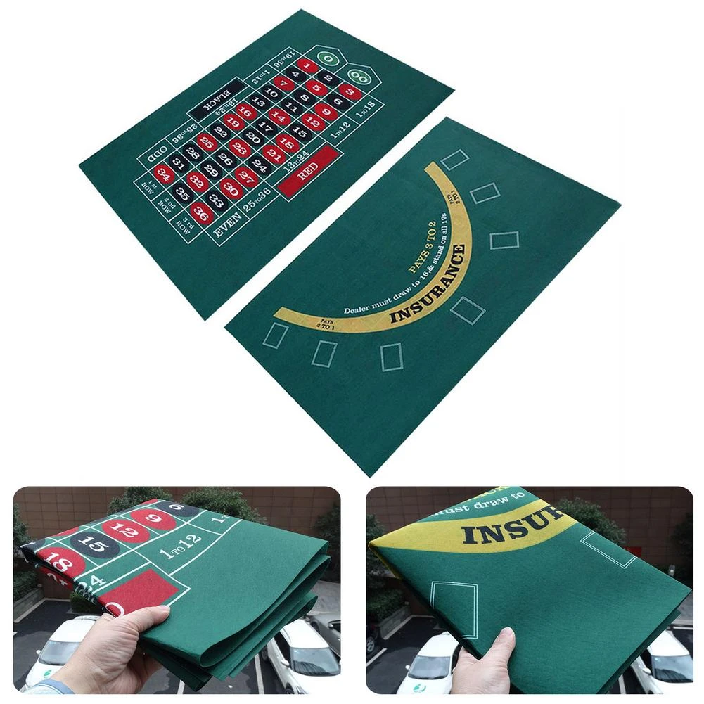【お試し価格！】 Poker Table Layout Tabletop Mat 120x60cm Household Gaming Top ...