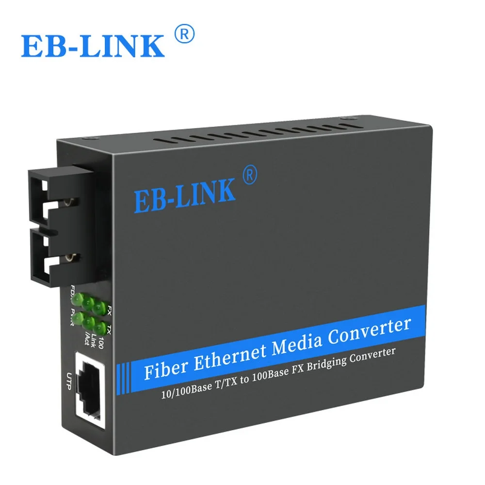 10/100M Singlemode 1310nm Duplex SC Glasfaser bis RJ45 Ethernet Media ...