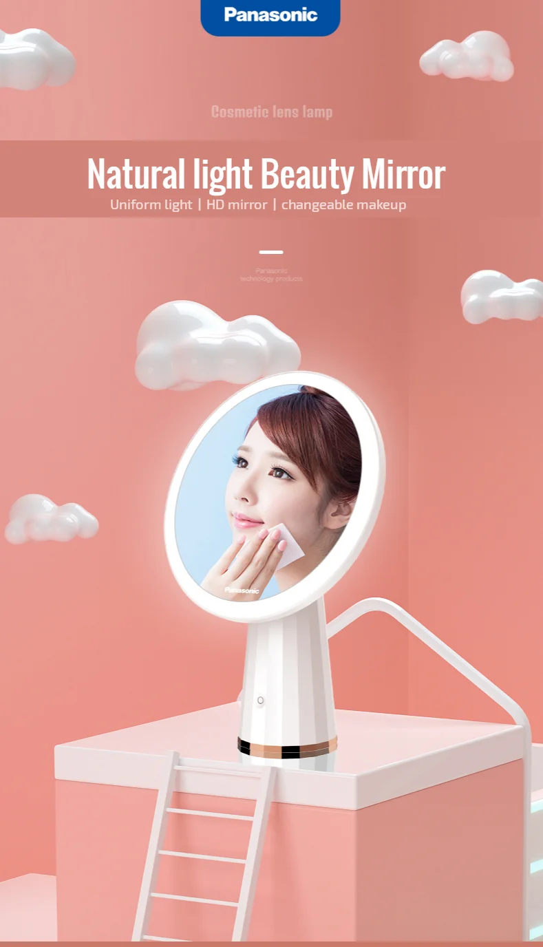 Panasonic LED Mirror Makeup Mirror with Led Light Vanity Mirrors ...