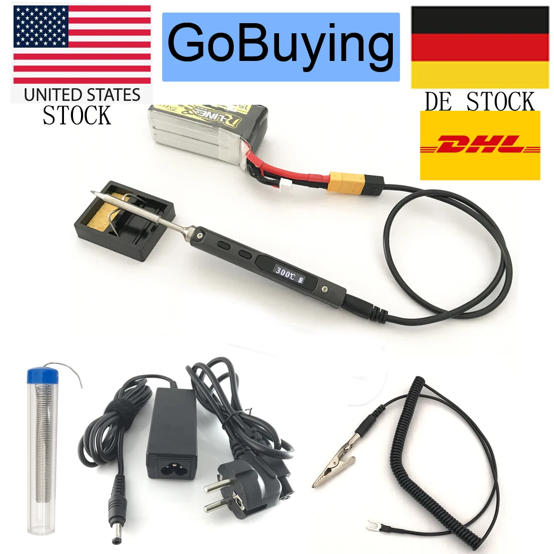 24v Original Mini Ts100 Portable Soldering Iron Station Kit Digital ...