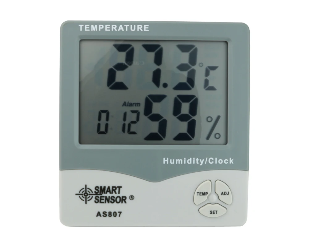 SMART SENSOR AR807/AS808/AR867/AS807 Temperature-Humidity Clock