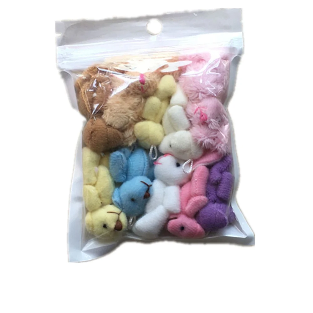 10PCS-Mix-Small-4-5CM-Rabbit-Bear-Mix-Plush-Stuffed-Toy-Doll-Little ...