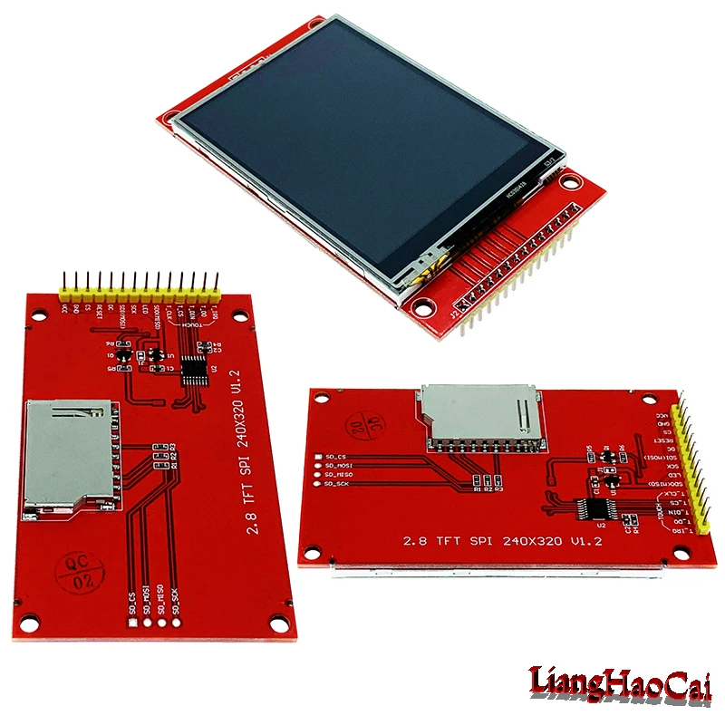 2.8 inç SPI modülü LCD ekran ekran PCB kartı adaptörü 240320 ILI9341 ...