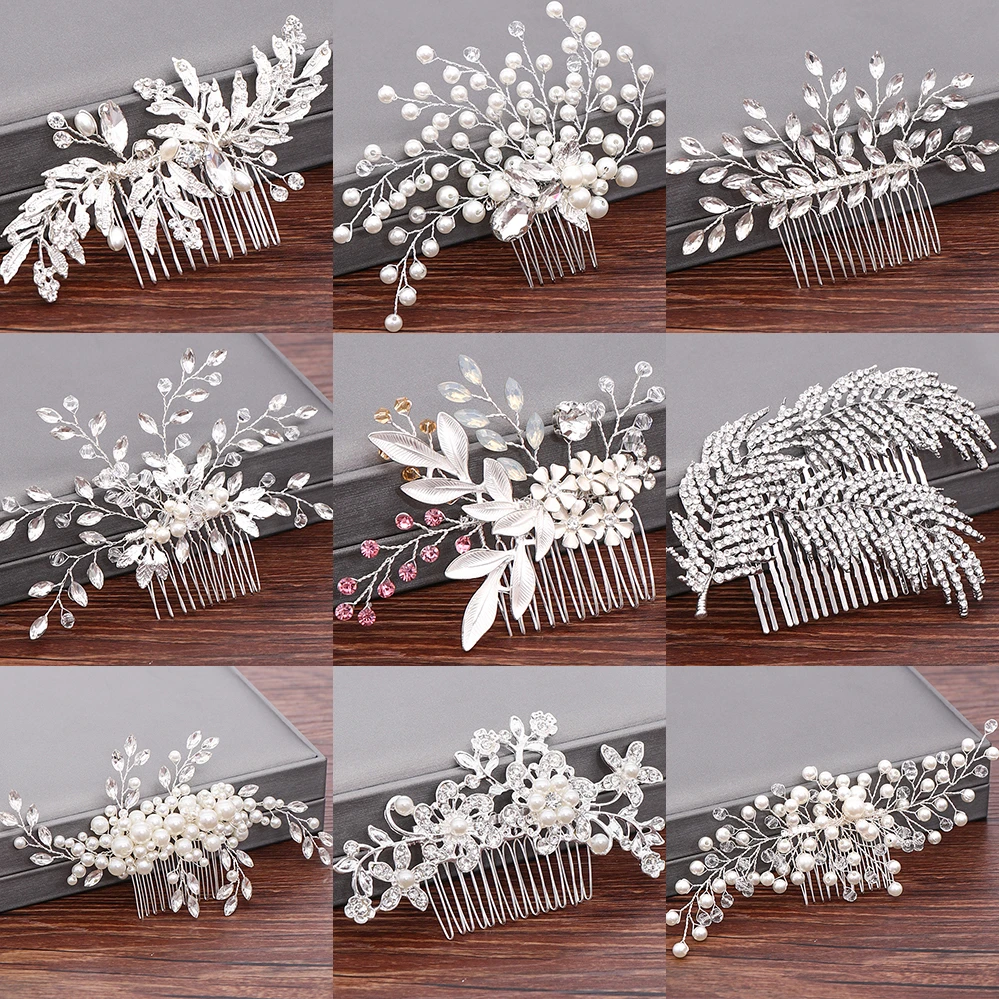 Wedding Hair Combs Bridal Hair Accessories For Women Hair Jewelry ...