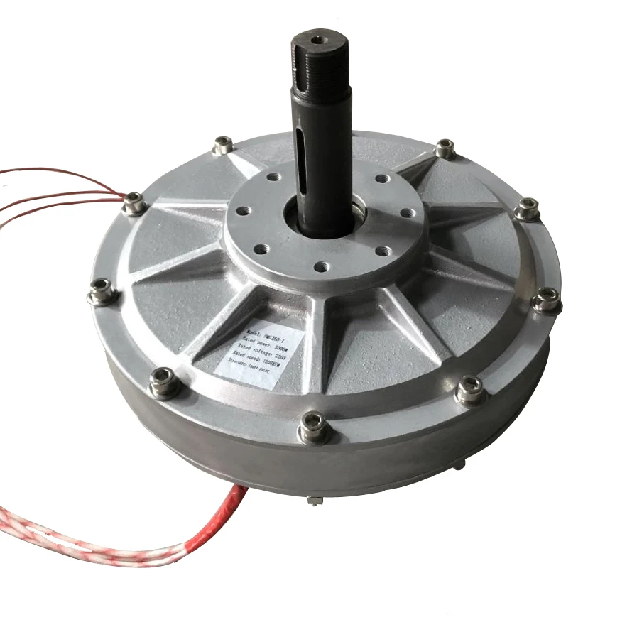 Inner Rotor 5KW 2000RPM Axial Flux Coreless Permanent Magnet Generator ...