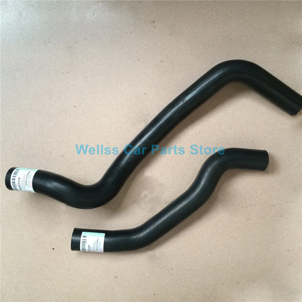 Set-of-2-Radiator-Hose-OEM-96553316-96553247-Engine-Coolant-Inlet ...