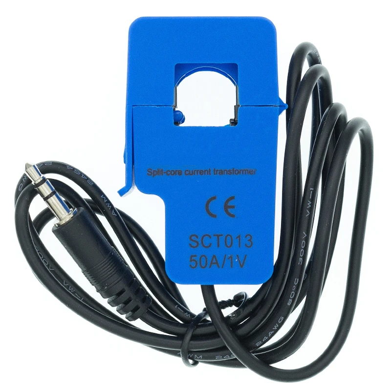 Current Transformer Sensor SCT-013-000 50A/1V Split Core Current ...