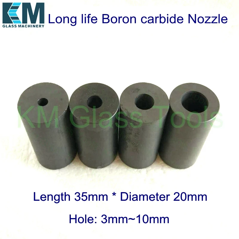 High Quality! Long Life Boron Carbide Nozzle 35x20x4/6/8/10mm For Glass ...