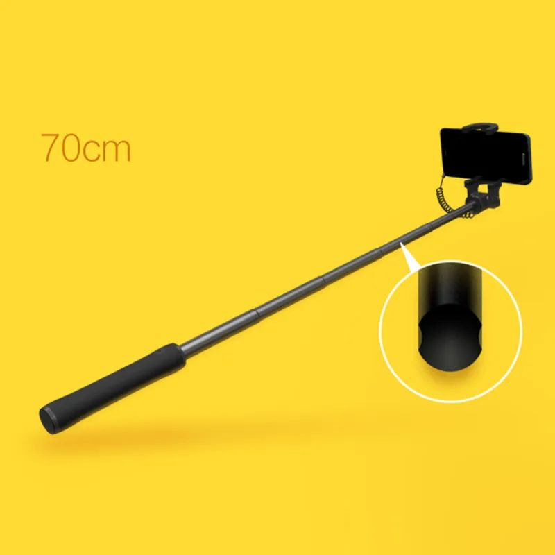 Original Xiaomi Selfie Stick Monopod Wired Selfi Self Stick Extendable ...