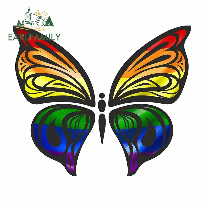 Paper LGBT pride butterfly sticker Paper & Party Supplies Stickers ...