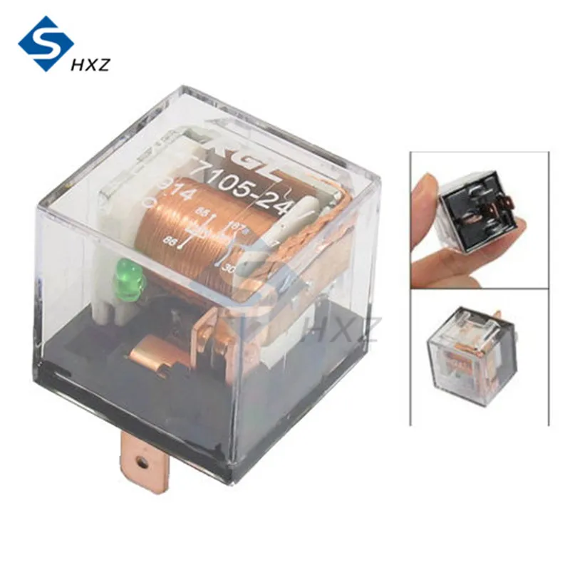 Waterproof Automotive Relay DC 12V / 24V 80A 100A 5Pin SPDT Car Control ...