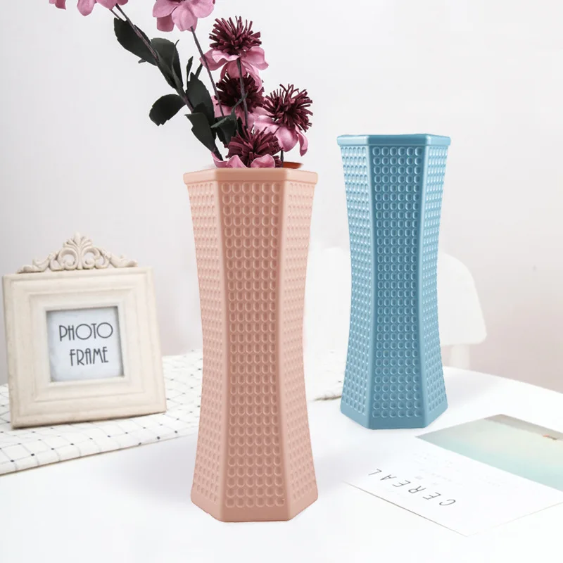 30cm-Plastics-Vases-Nordic-Style-Imitation-Ceramic-Beautiful-Flower ...