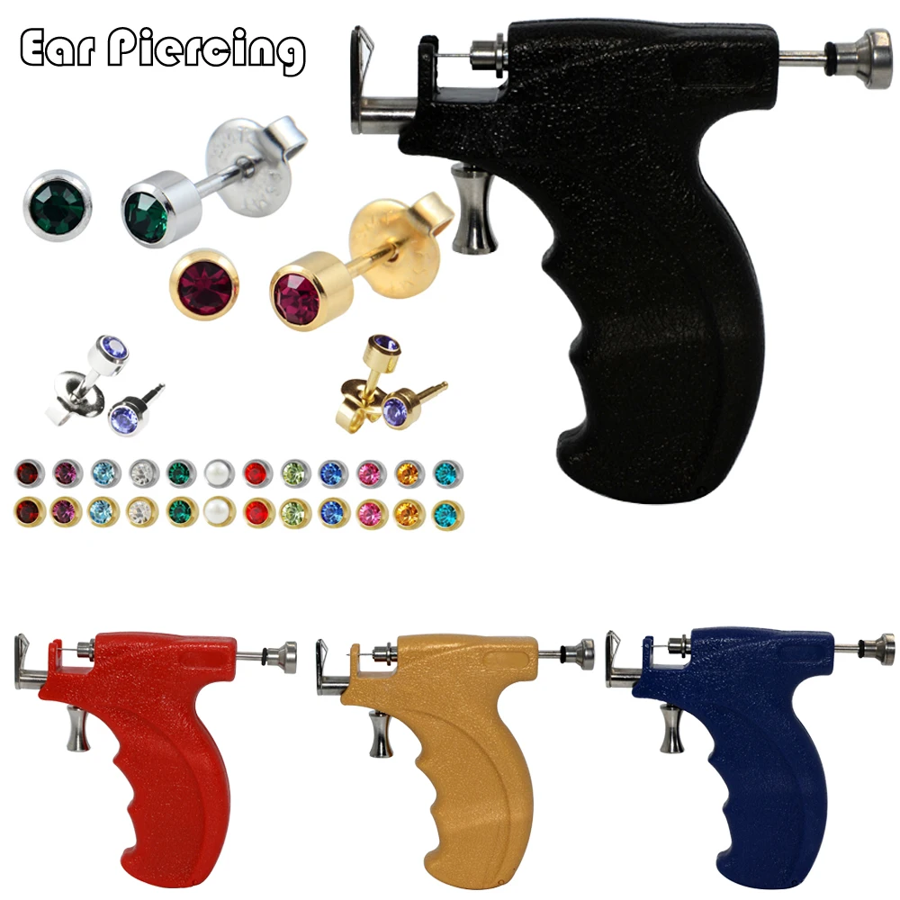 Professional Universal Ear Piercing Gun Ear Piercing Instrument Tool ...