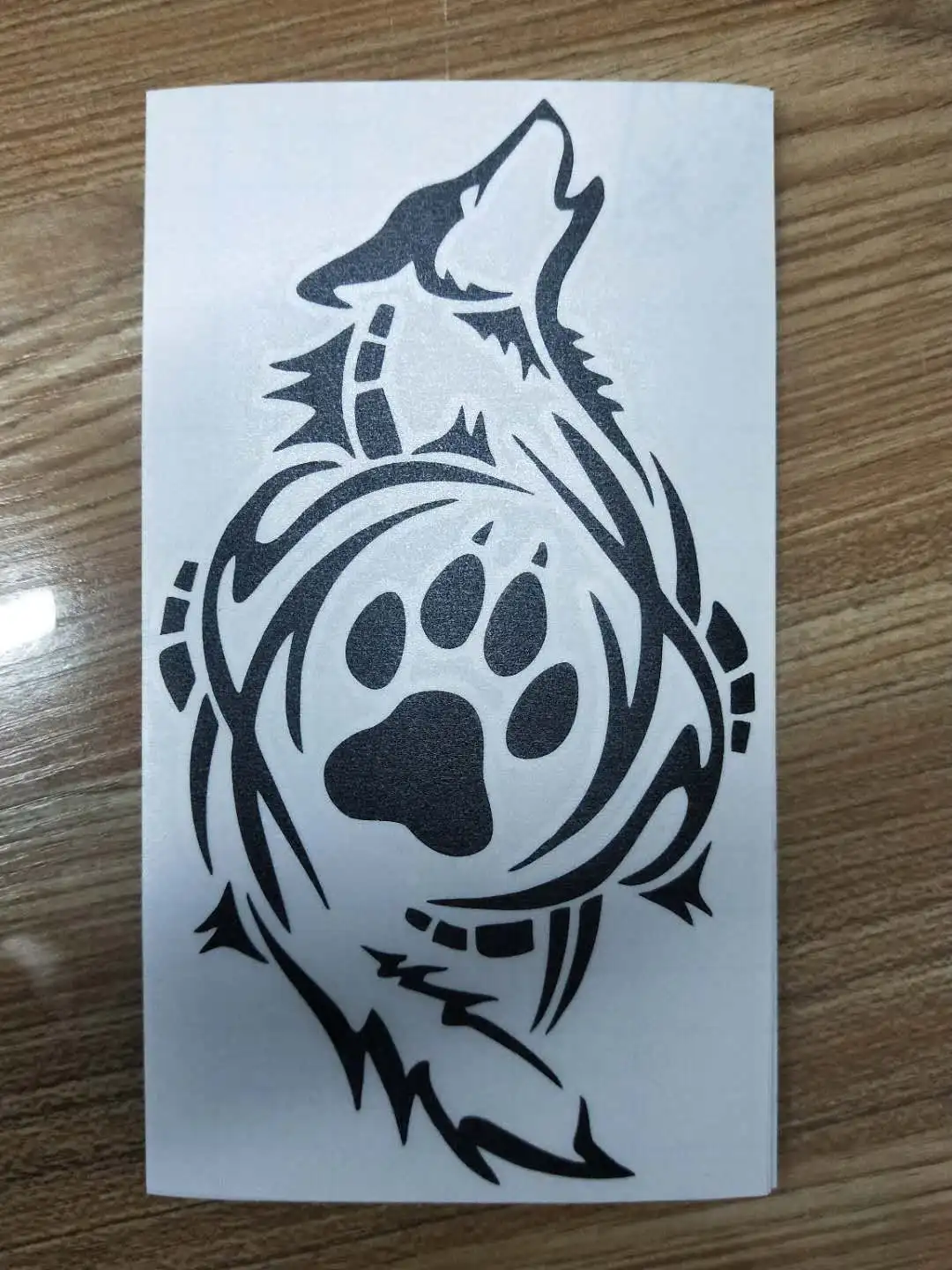 Tribal Wolf Paw Drawings