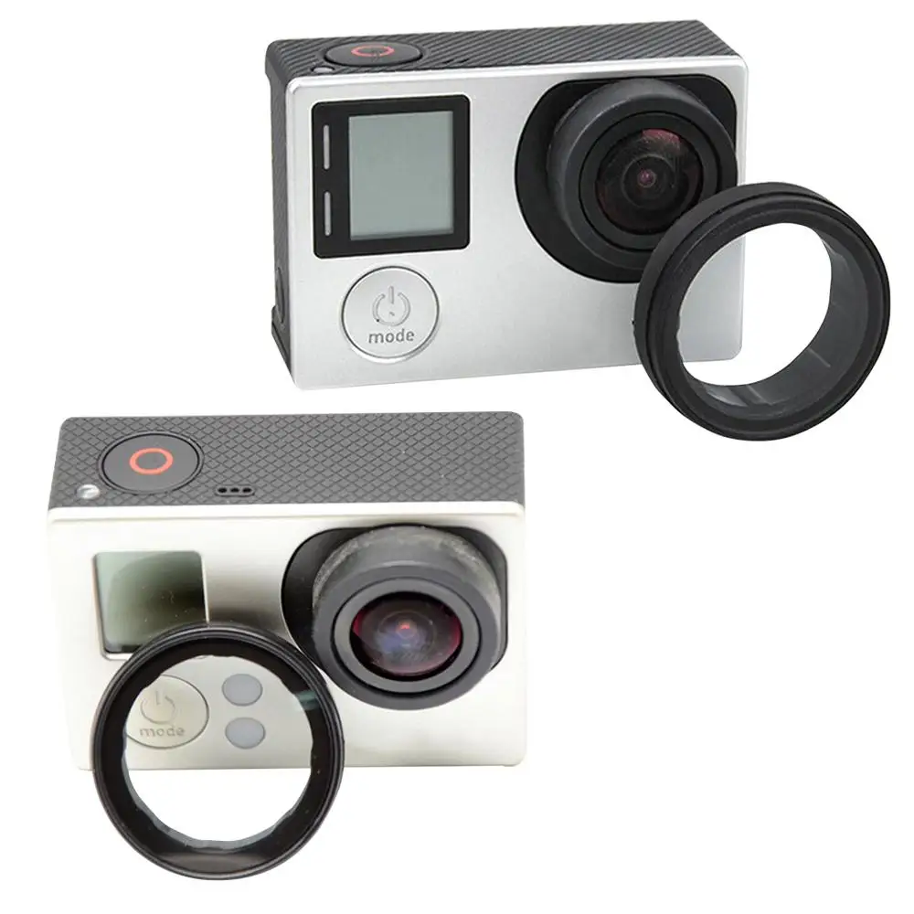 For-GoPro-Hero-3-3-4-Camera-Protective-Clear-Glass-UV-Lens-Protector ...
