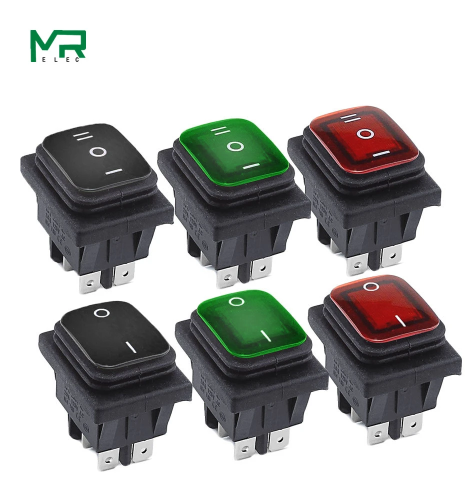 Kcd4 Waterproof Switch Rocker Switch Power Switch 2 Position/ 3 ...