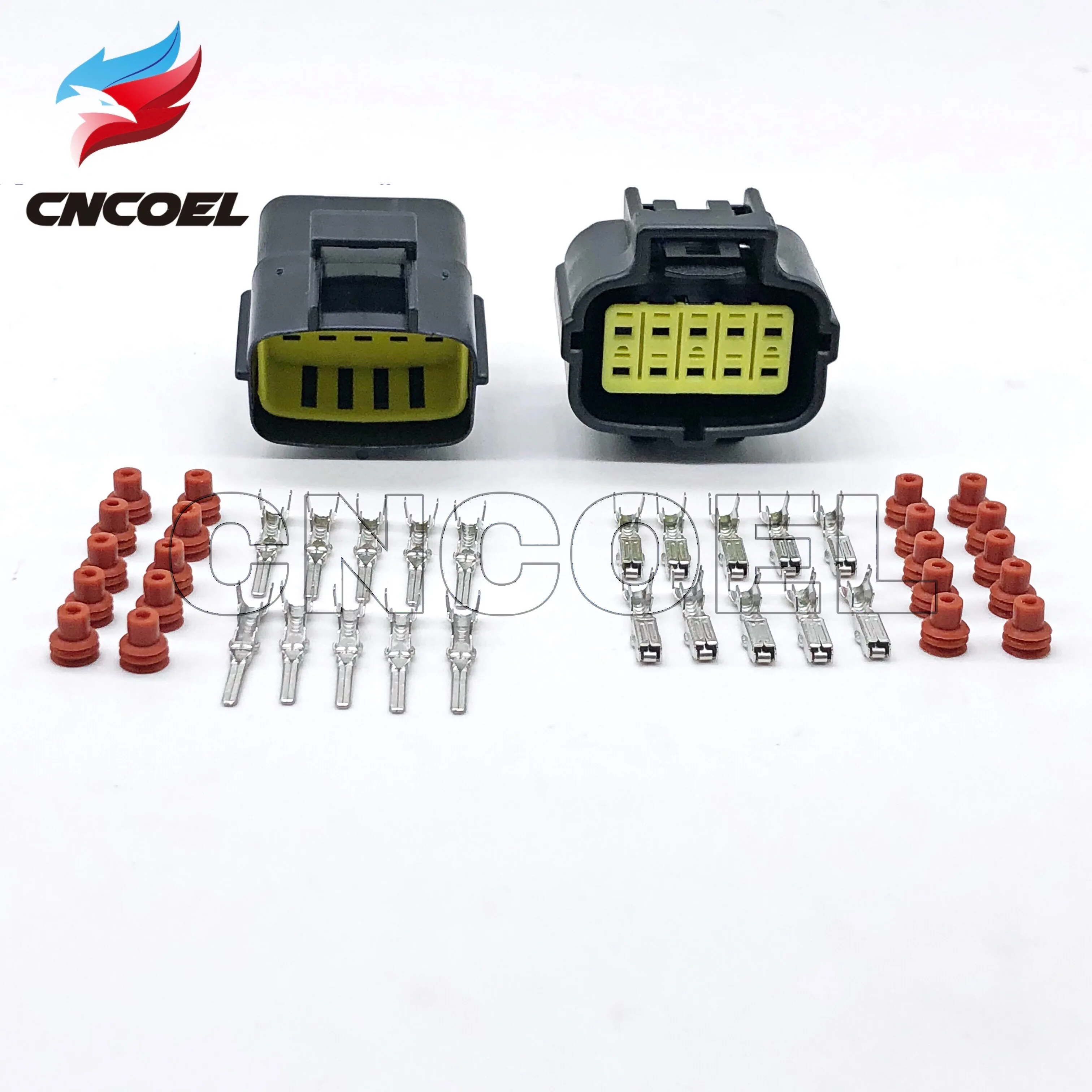 5set Tyco/amp 10 Pin 174655-2/174656-7 174657-2 Female Male Plug ...