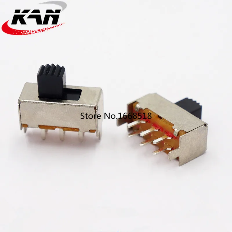 Interruptor de posición deslizante, interruptor de doble tiro, 2 posiciones deslizante, tipo ...