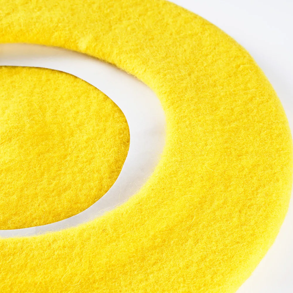 Корейские bangtan желтые мужские и женские осенние зимние береты ...