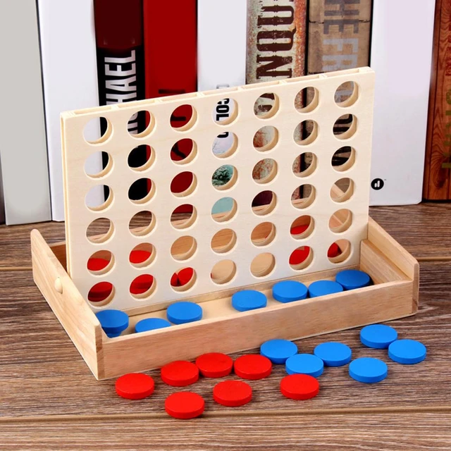 Connect 4 Game Wood