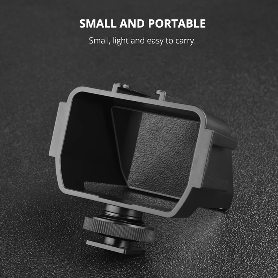 Camera Flip Screen Plastic Frame With 3 Cold Shoe Mount For Canon ...