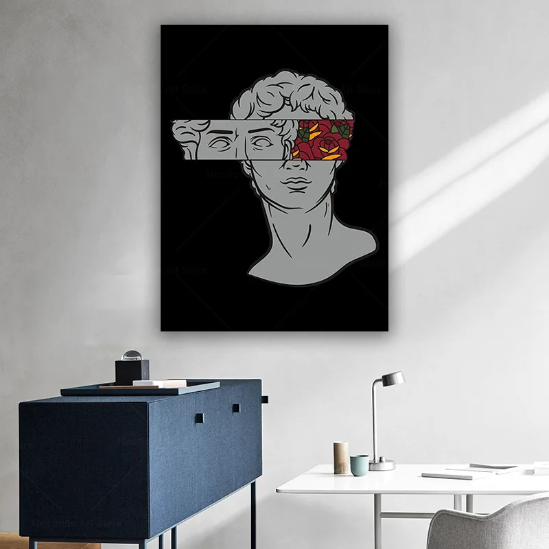 Wall Art for Michelangelo's Masterpiece Statue of David Poster on ...