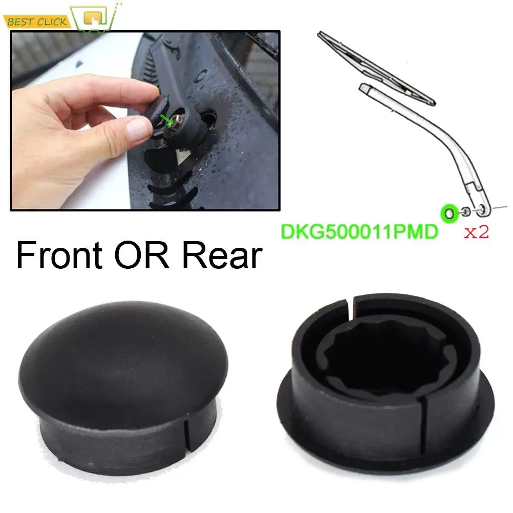 2PCS-Front-Rear-Windscreen-Wiper-Arm-Nut-Cap-Clips-Antirust-Cover-For ...