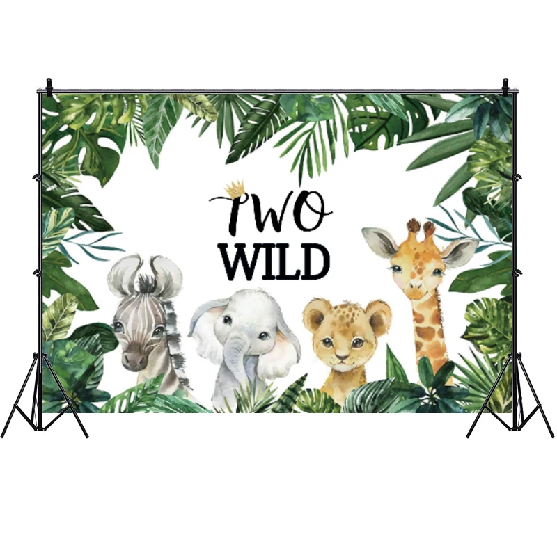 Paper & Party Supplies Kids Birthday Party Photography Animal Elk ...