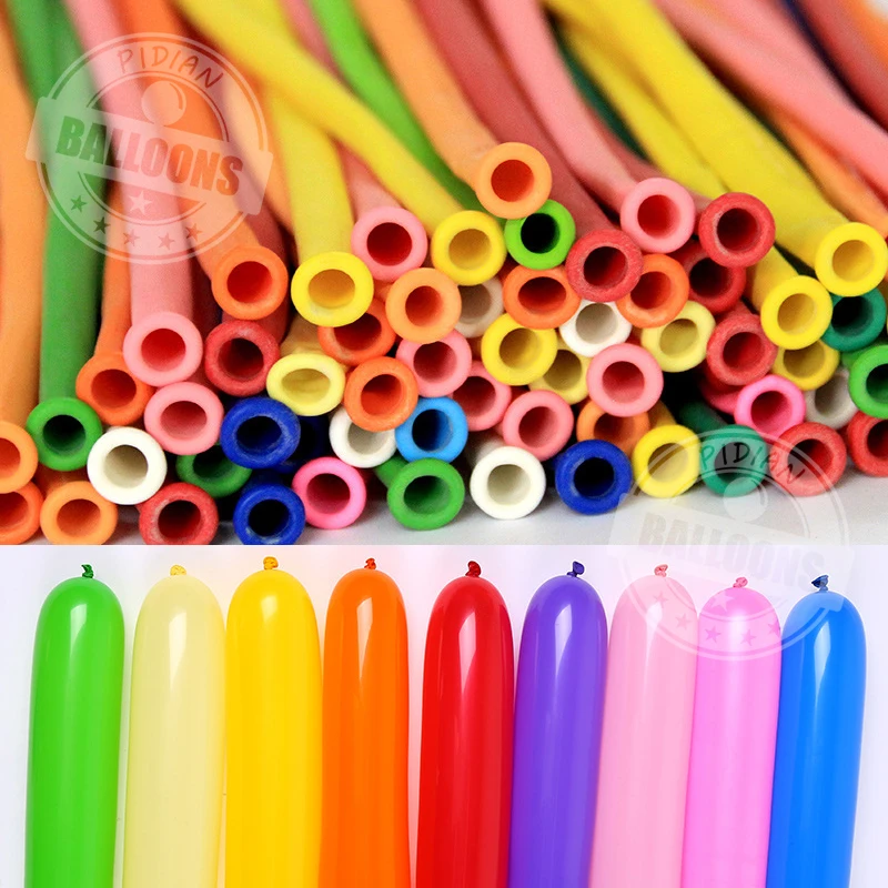 Colorful-Spiral-Magic-Balloon-DIY-Long-Balloons-Modeling-Latex-Ballon ...